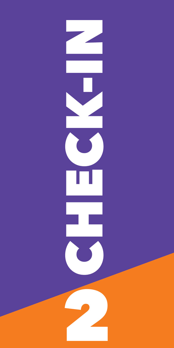 Check-In Banner – Order Cdesigns