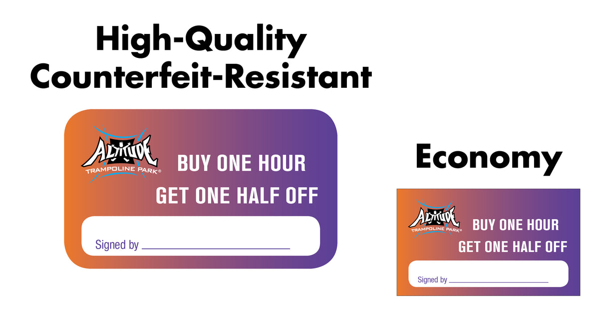 Coupon Cards - Buy 1/Get 1 Half Off – Order Cdesigns